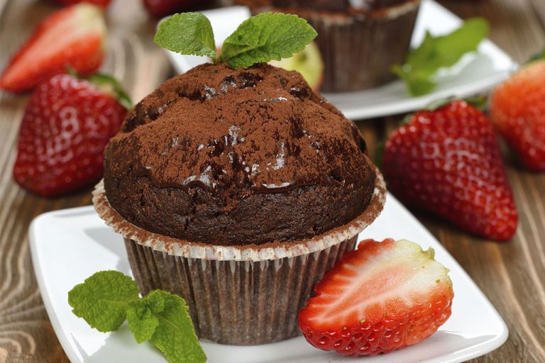 Receta de magdalenas de chocolate | Recetas de postres